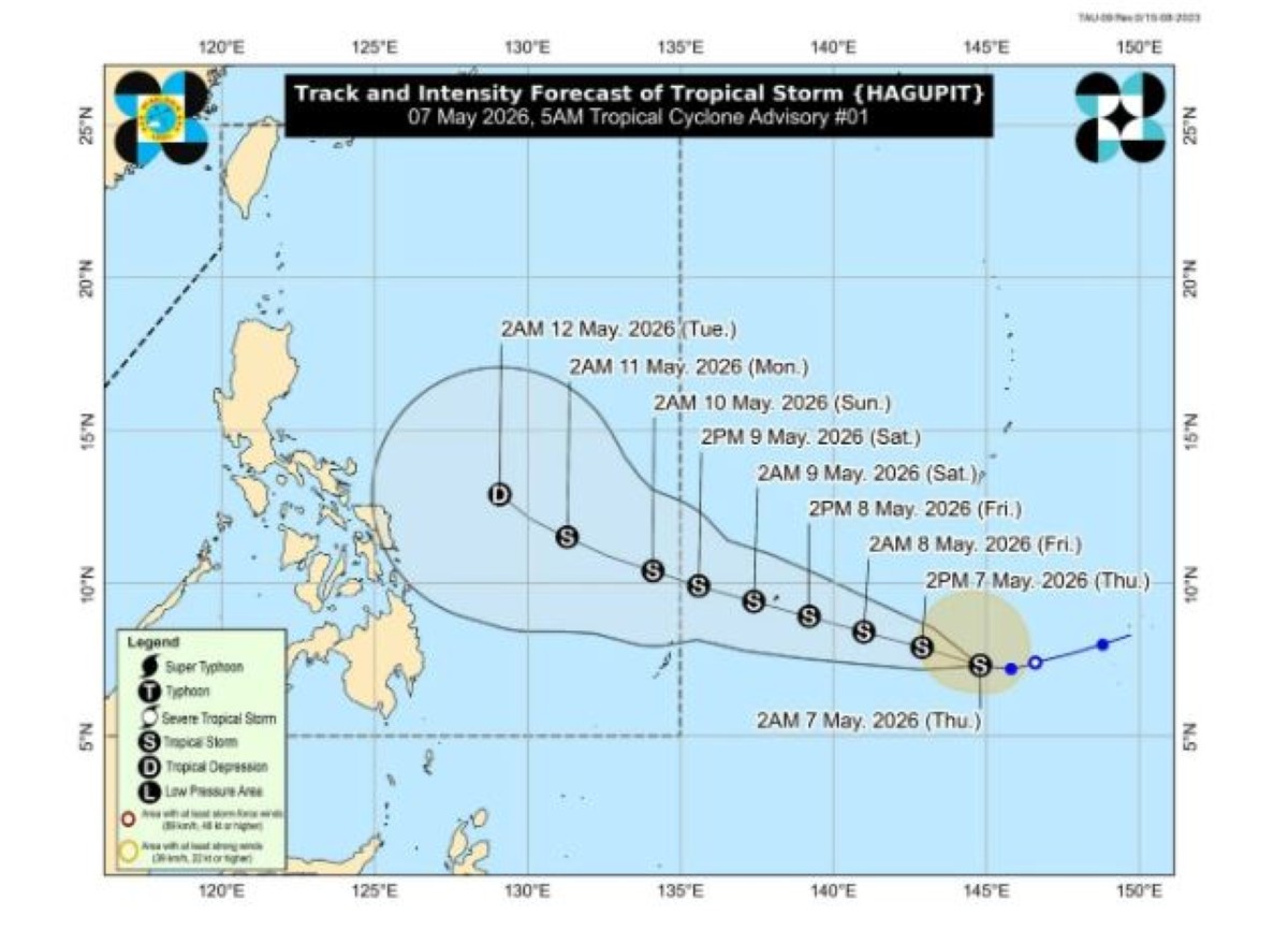 Tropical storm Caloy, mabalin a sumrek iti pagilian iti ngudo ti lawas ...